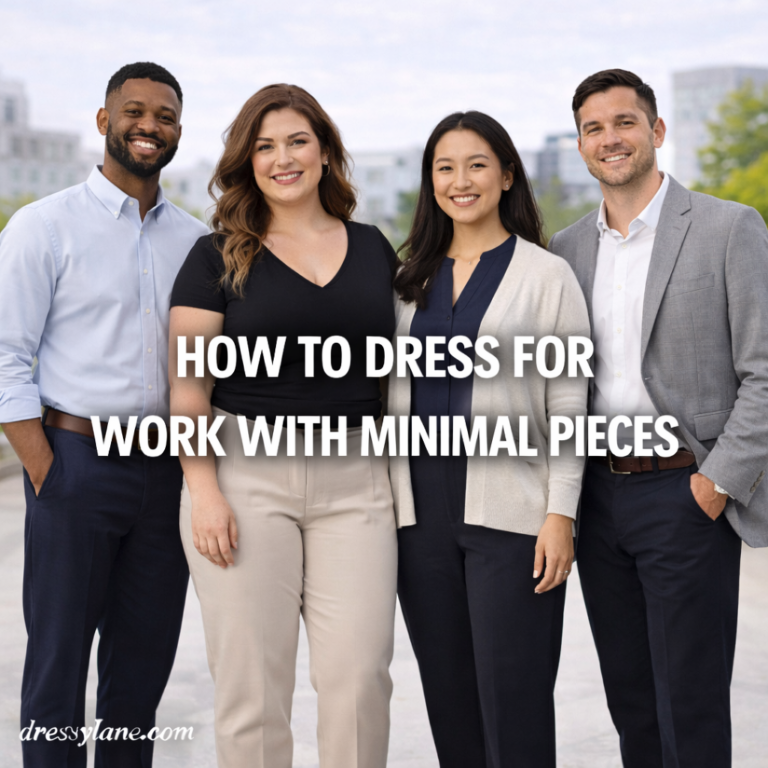How to Dress for Work With Minimal Pieces - Dressy Lane